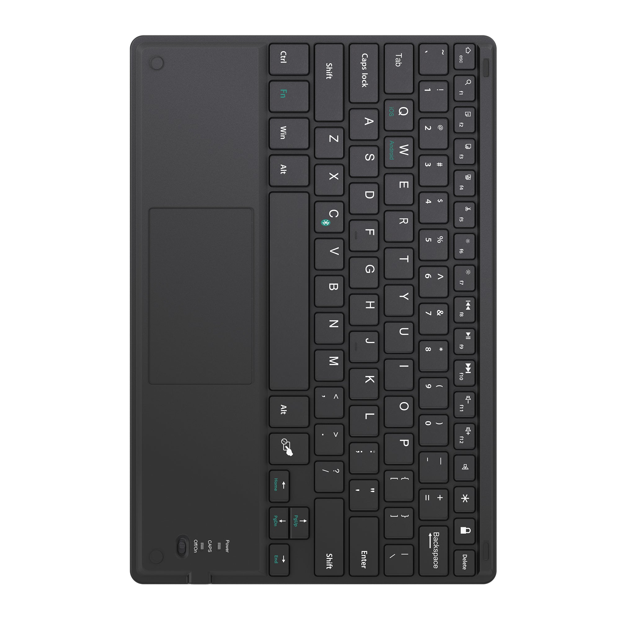 Tablet Folio Case with Keyboard, Universal 10-11" Tablets Black – GOTO